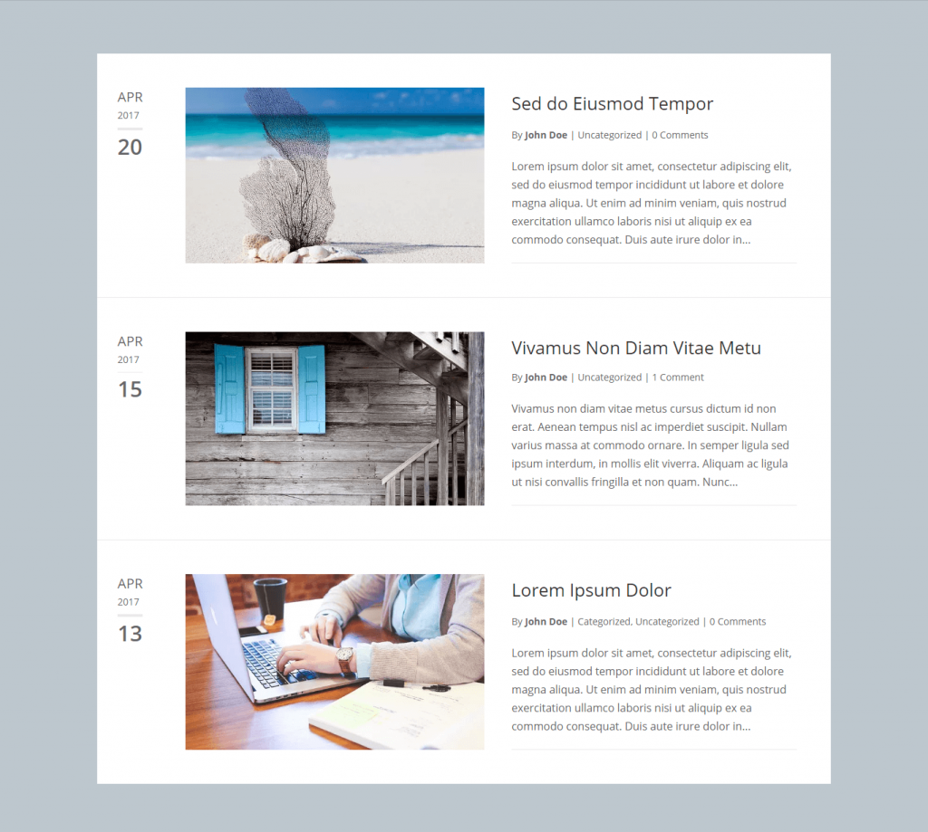 Powerpack Divi Site With Multiple New Blog Layouts from “Divi Extended”
