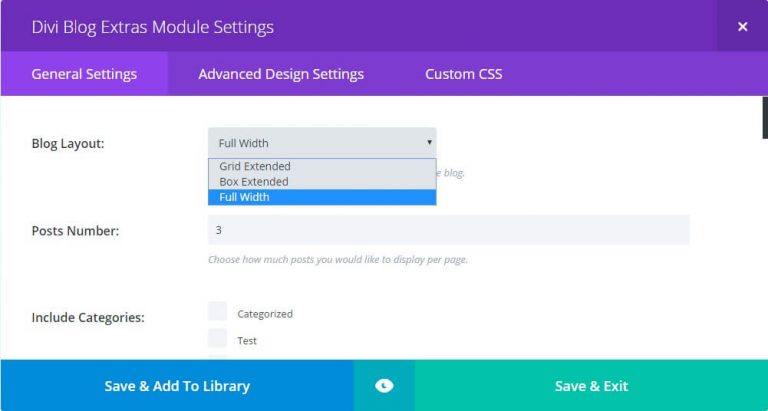 Powerpack Divi Site With Multiple New Blog Layouts from “Divi Extended”
